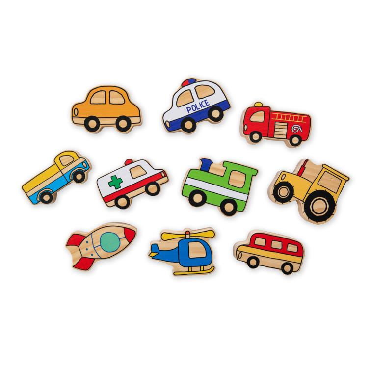 Freckled Frog - My Town Vehicle Set - Wooden World