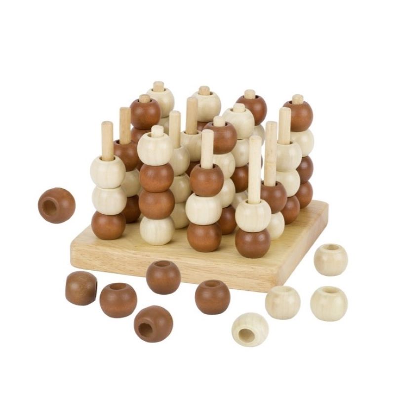 Goki - Tic Tac Toe Game 3D - Wooden World