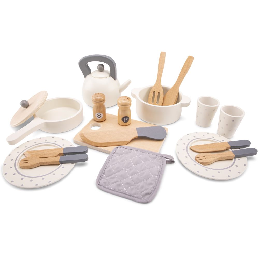 New Classic Toys - Dinner Set - Wooden World
