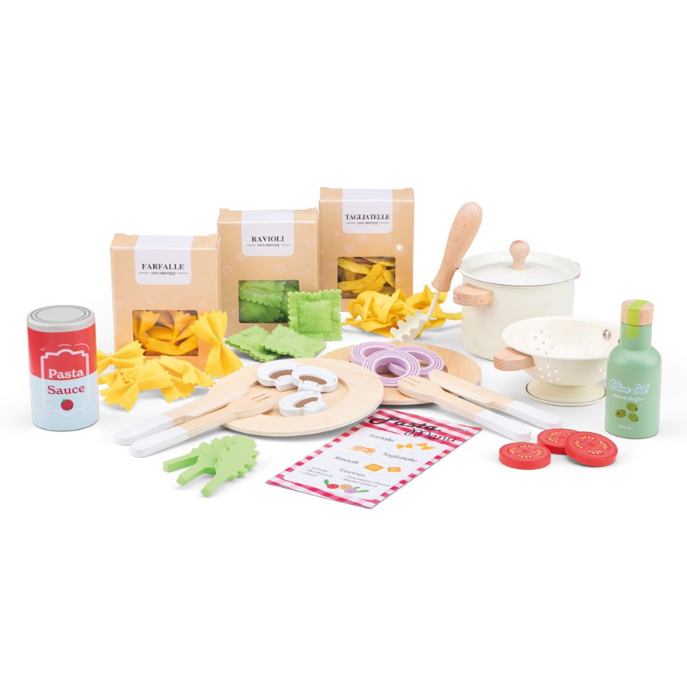 New Classic Toys - Pasta Play Set - Wooden World