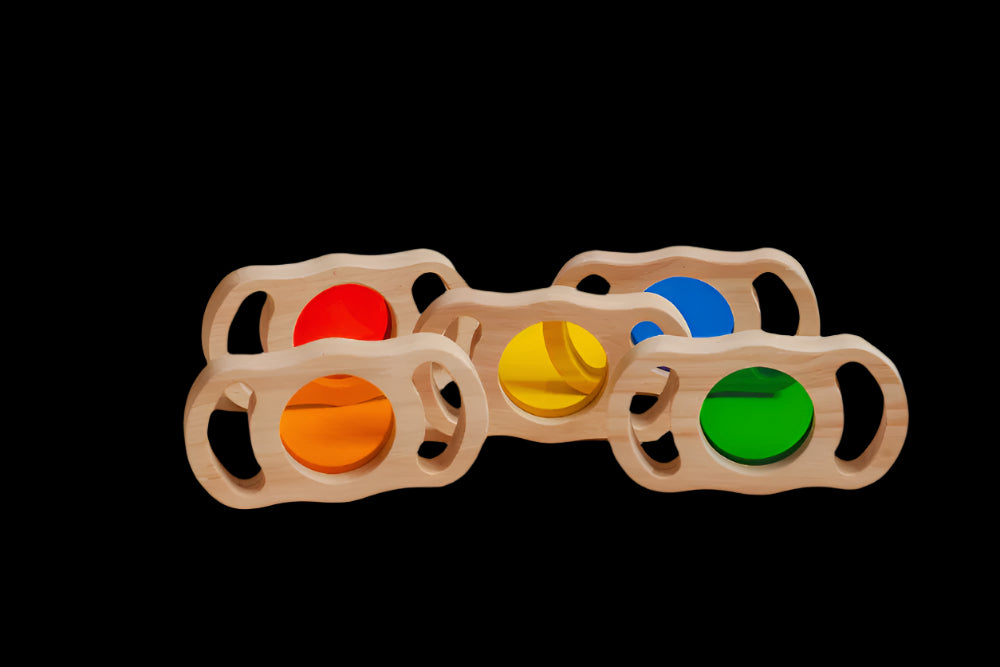 QToys - See Through Colour Panels - Wooden World