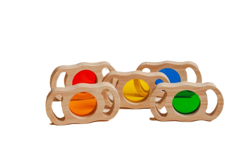 QToys - See Through Colour Panels - Wooden World
