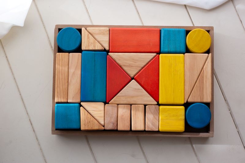 QToys - Sound Building Blocks - Wooden World