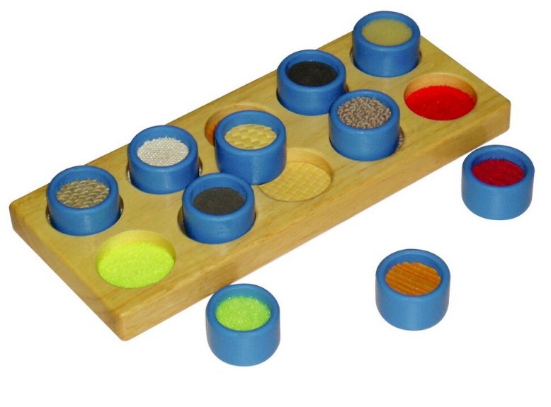 Fun Factory - Touch and Match Sensory Board - Wooden World
