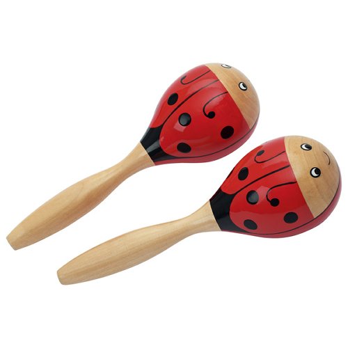 Goki - Maracas Ladybug - Wooden World