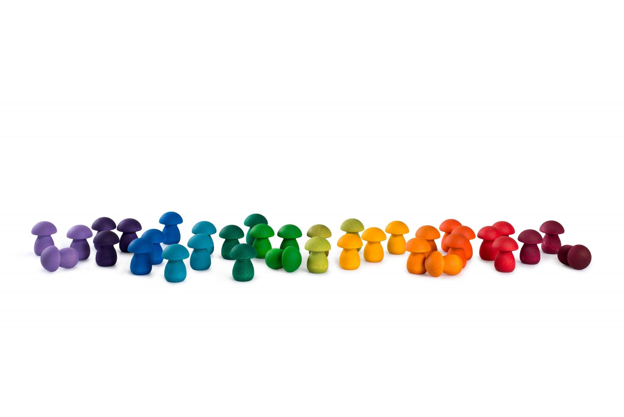 Grapat - Mandala Rainbow Mushrooms - Wooden World