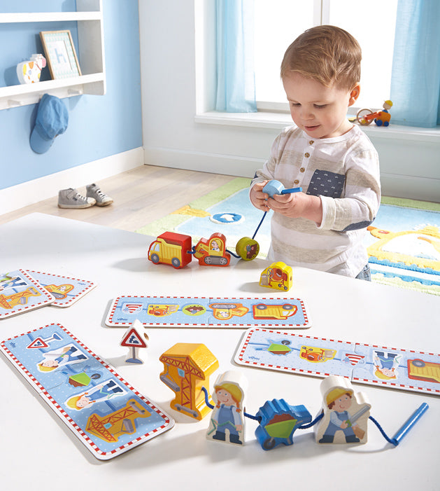 HABA - Threading Game Building Site - Wooden World