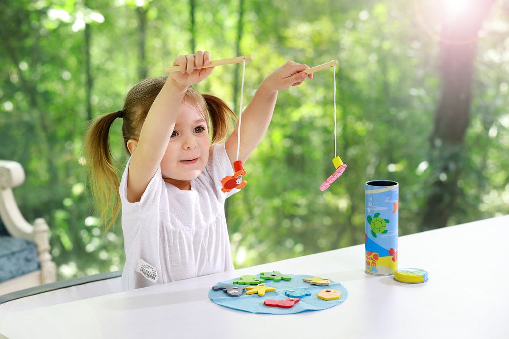 Kaper Kidz - Fishing Game Set in Tin - Wooden World