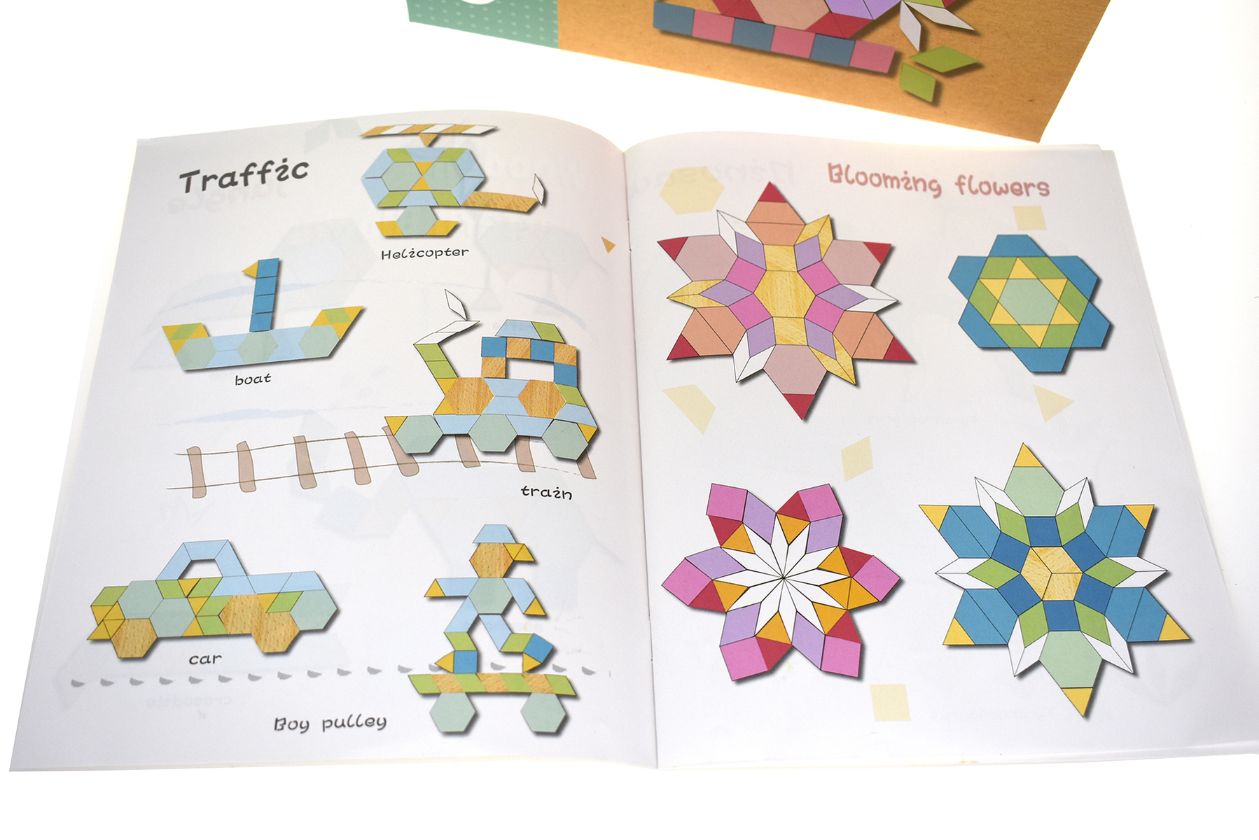Kaper Kidz - Geometric Pattern Blocks - Wooden World