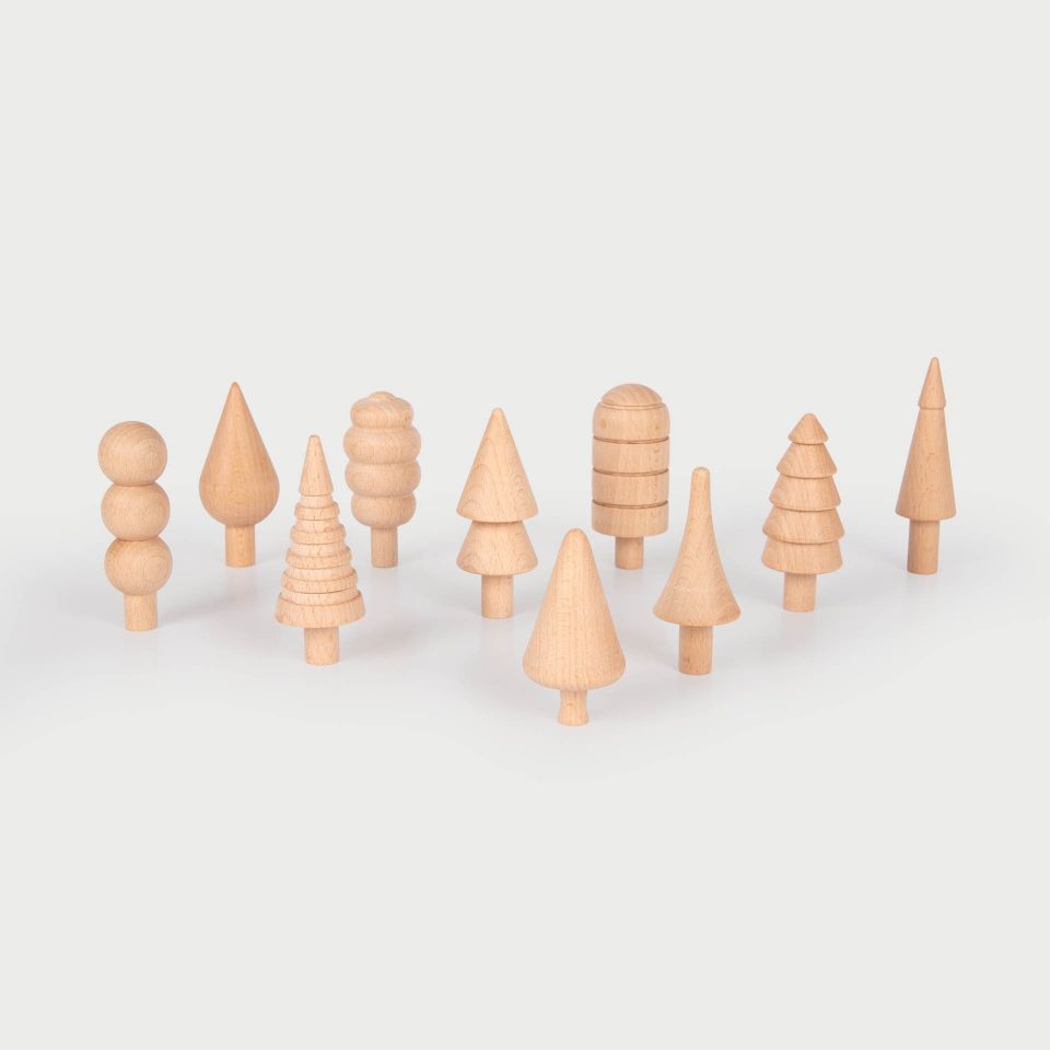 TickiT - Woodland Tree Set - Wooden World
