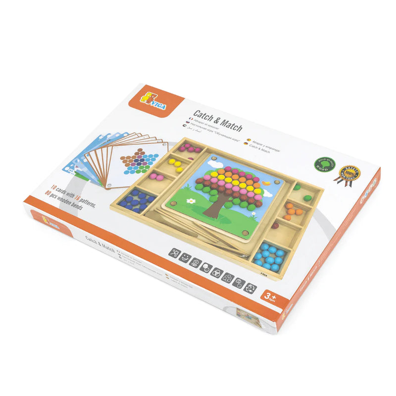 Viga Toys - Catch & Match Fine Motor Skills Board - Wooden World